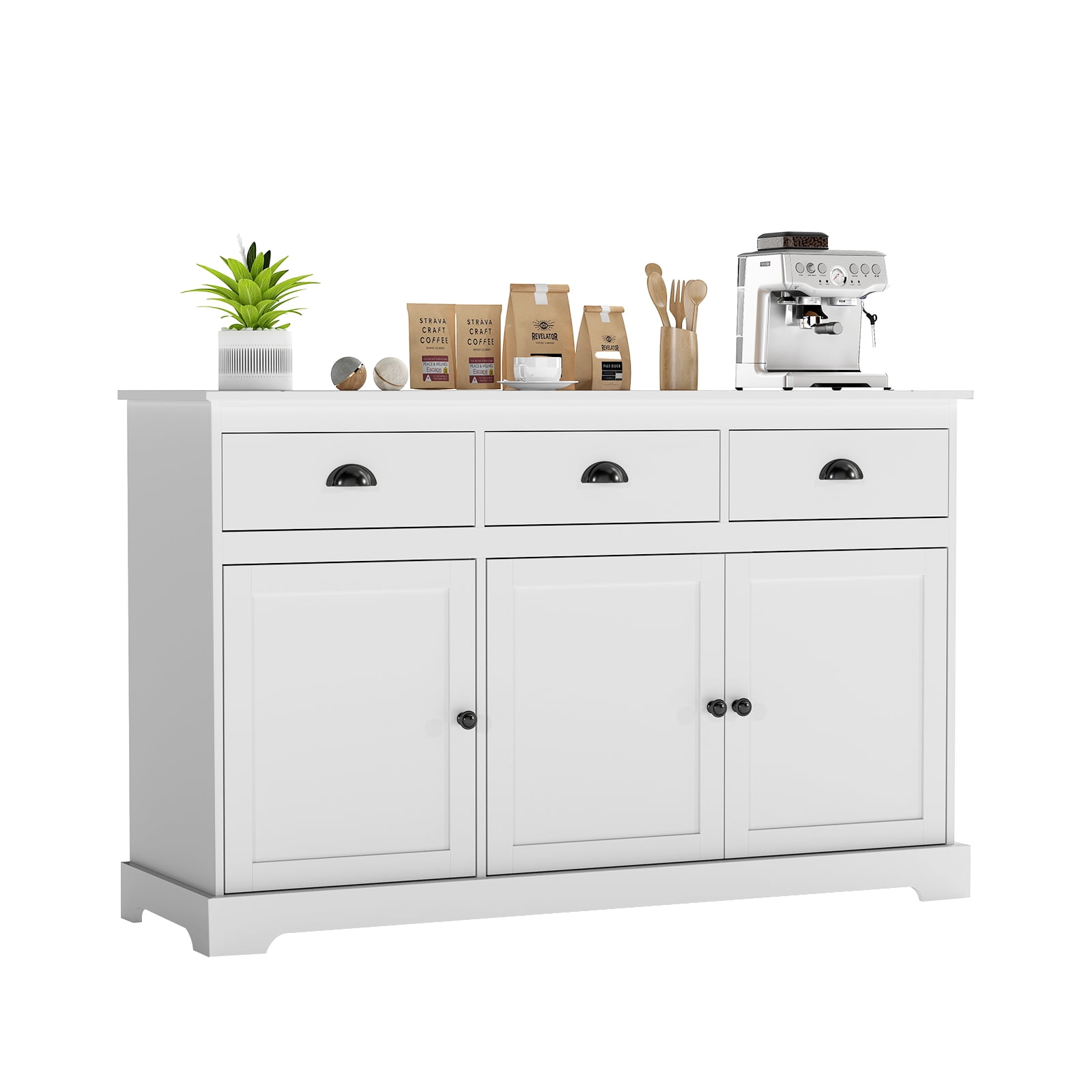 Click here for Gymax Modern Buffet Sideboard 53.5 Storage Cabinet... prices
