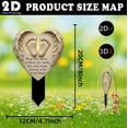 2D Stylish Garden Plaque Ground Insert, Handcrafted Rustic Artistic ...