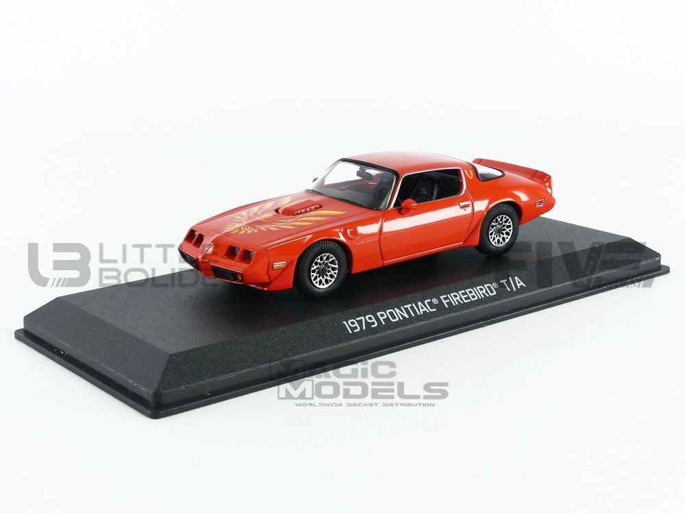 1979 Pontiac Firebird T/A Trans Am Mayan Red with Hood Phoenix 1/43 ...