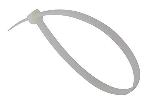 GTSE Cinchos con Cremallera de Uso Pesado Blanco/Transparentes de 14 P ...