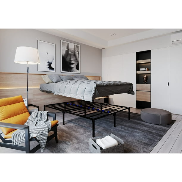 Quiet king bed frame store