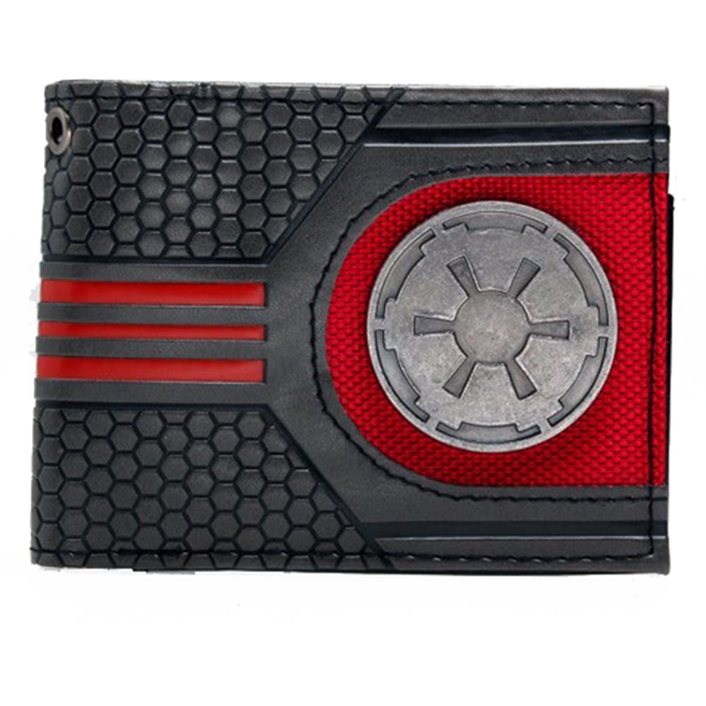 Star Wars Bifold Wallet - Large Empire Silver Wallet - Walmart.com
