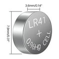 Pack of LR41/AG3 Button Batteries Button Coin Cell and LeakProof for ...