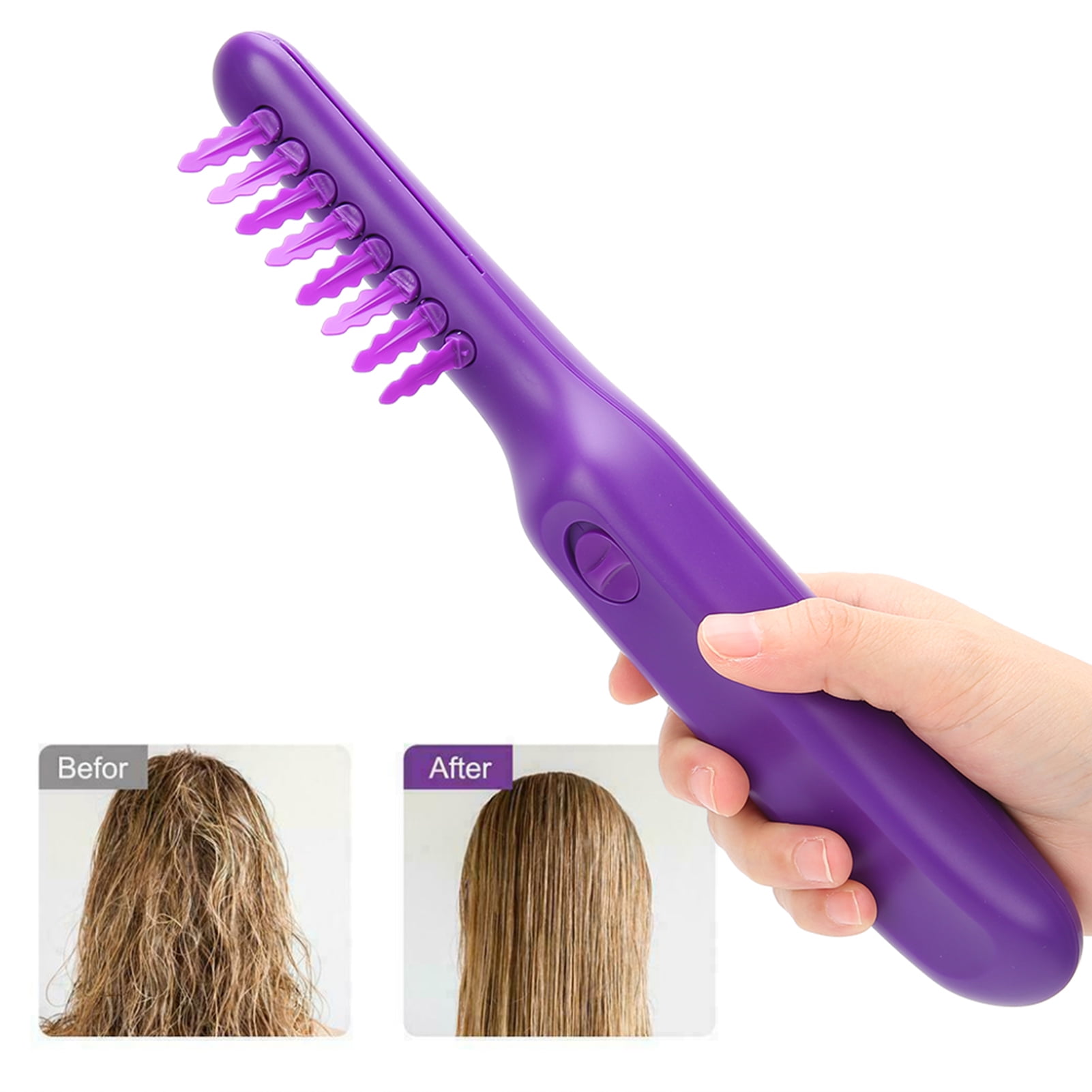 Click here for Estink Wet Dry Dual Use Detangling Comb Purple Hai... prices