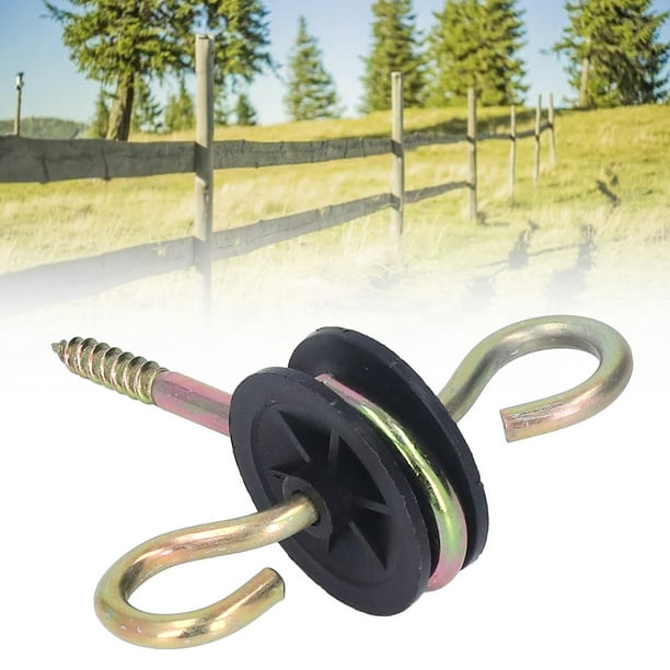 Electric Fence Insulator, 20 PCS Anchor Insulator Fence Post Wood Post ...