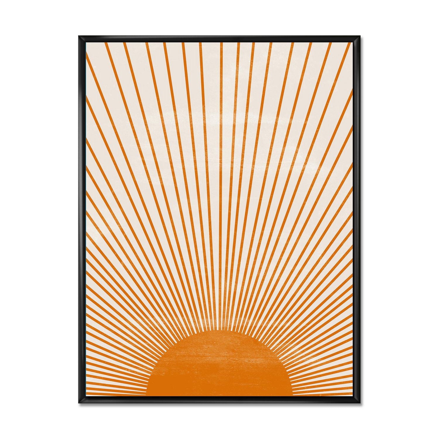 Designart Orange Sun Print III FLOAT FRAME WALL ART - Walmart.ca