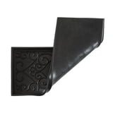 Natural & Recycled Rubber Boot Tray with Tan & Red Coir Insert ...