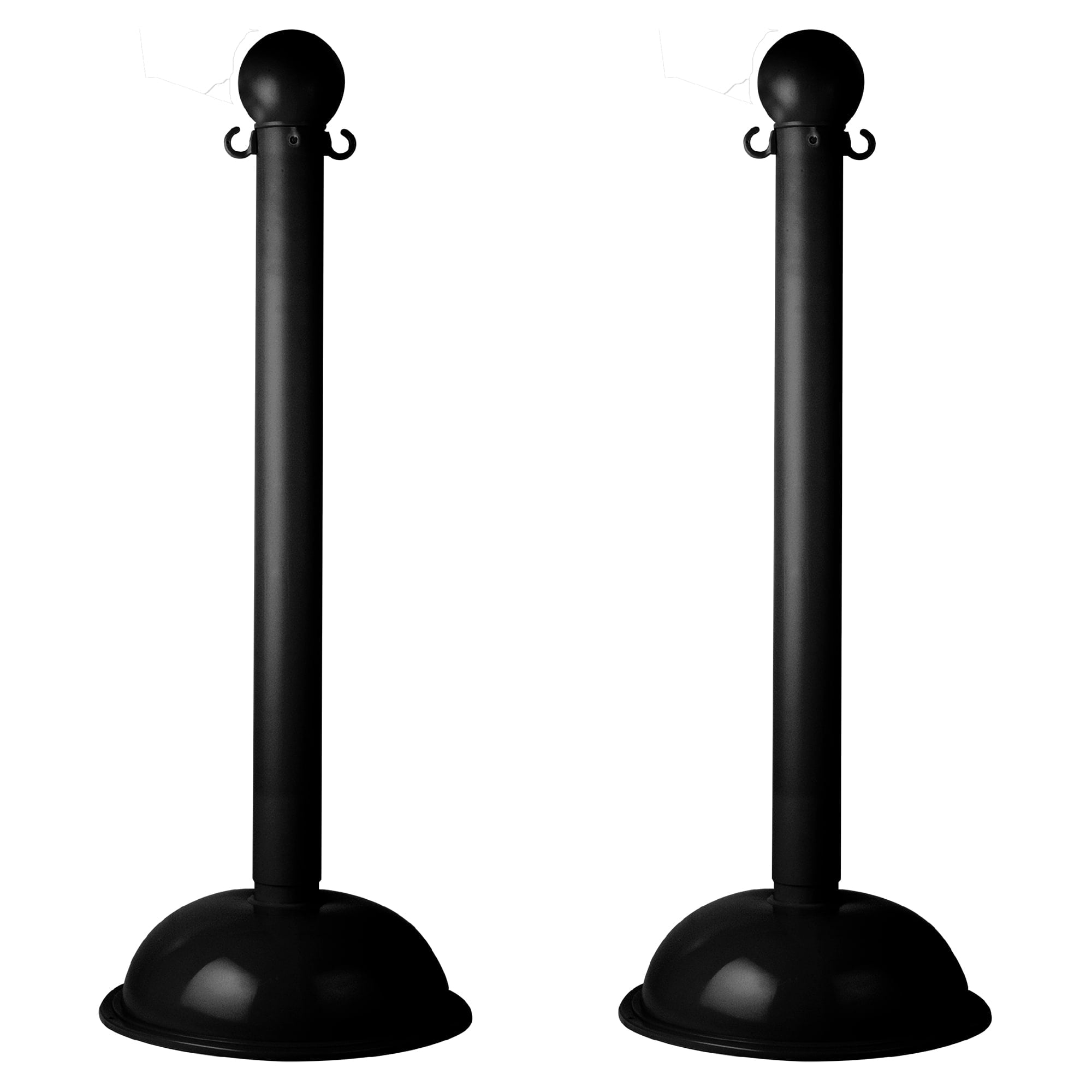 3 Inch Black Heavy Duty Stanchion (2 Pk) - Walmart.com