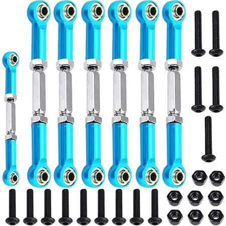 Erock Aluminum Adjustable Turnbuckles/Camber Link with Rod Ends Sets for Traxxas Slash 4X4/2WD 1 ...