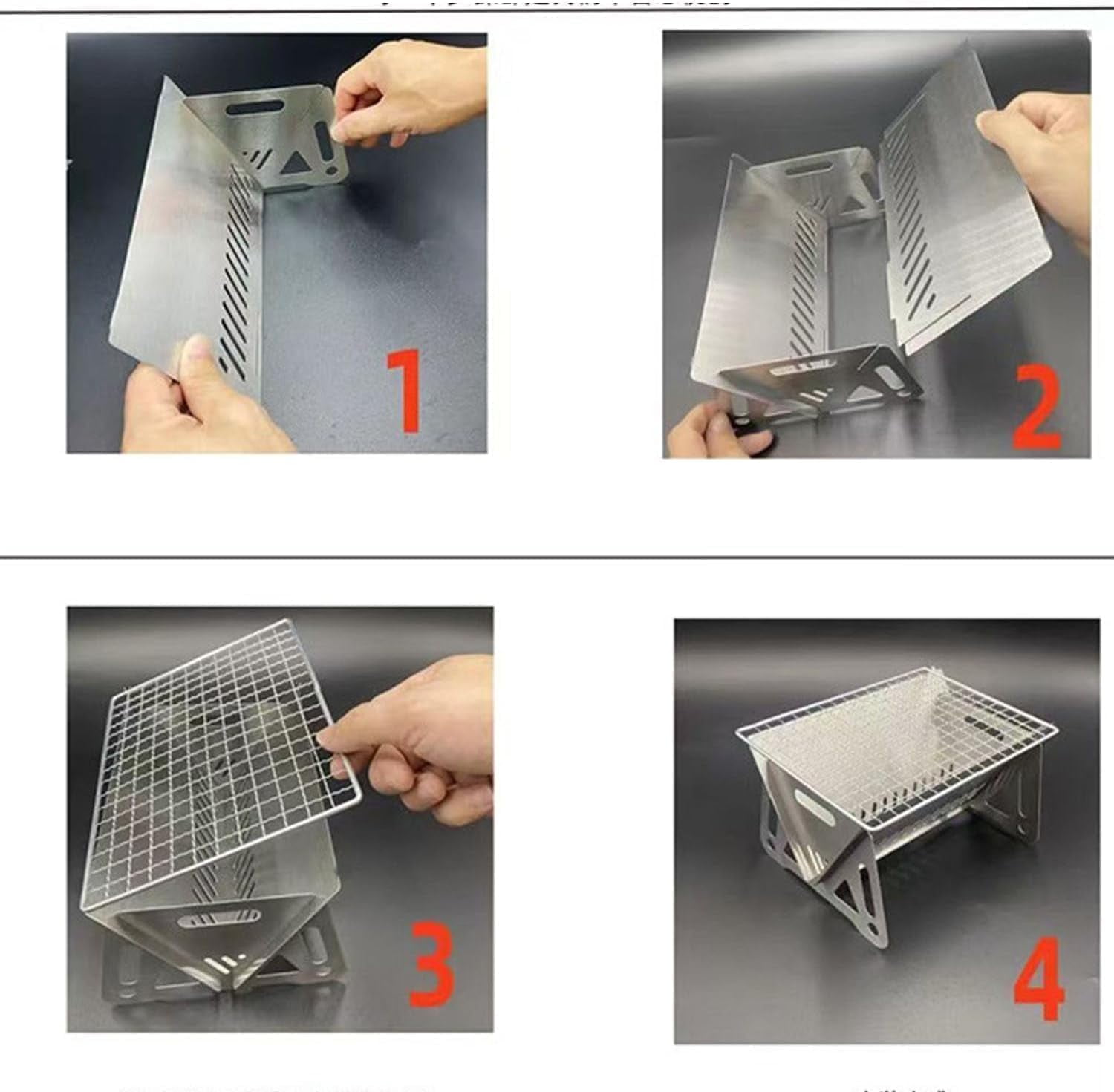 Stainless Steel Slot Grill 2025 New Slot Grill - Collapsible BBQ Grill ...