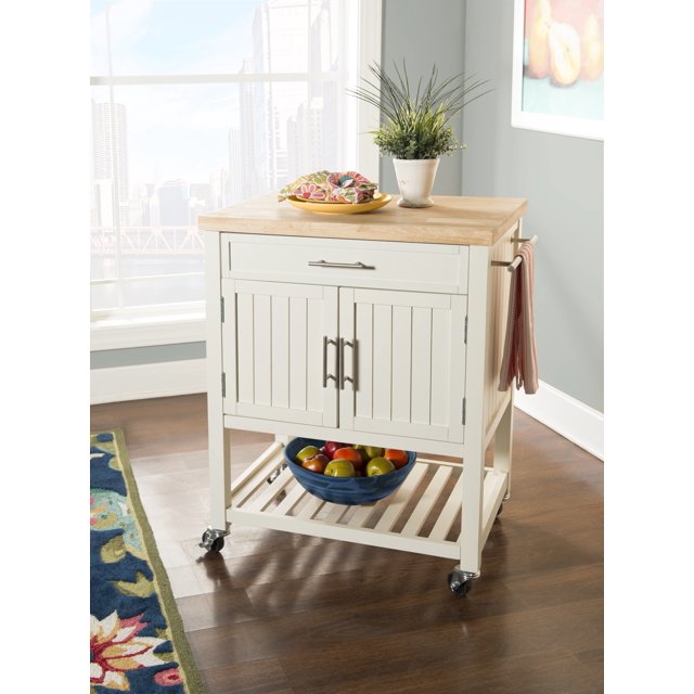 Powell Conrad Kitchen Cart, Multiple Finishes - Walmart.com