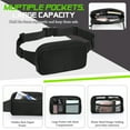 MoKo Fanny Packs for Women Men, Mini Belt Bag with Adjustable Strap ...