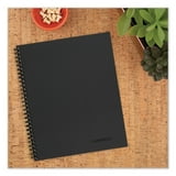 Cambridge Wire Bound Business Notebook, Wide/Legal Rule, Black Cover, 9 ...