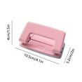 Qaailabf Mini Metal 8-Sheet Paper Hole Punch, Multi-Hole Compact ...