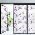 AUQ 2Pcs Frosted Glass Window Film,Vision Obstruction Panel Bathroom ...