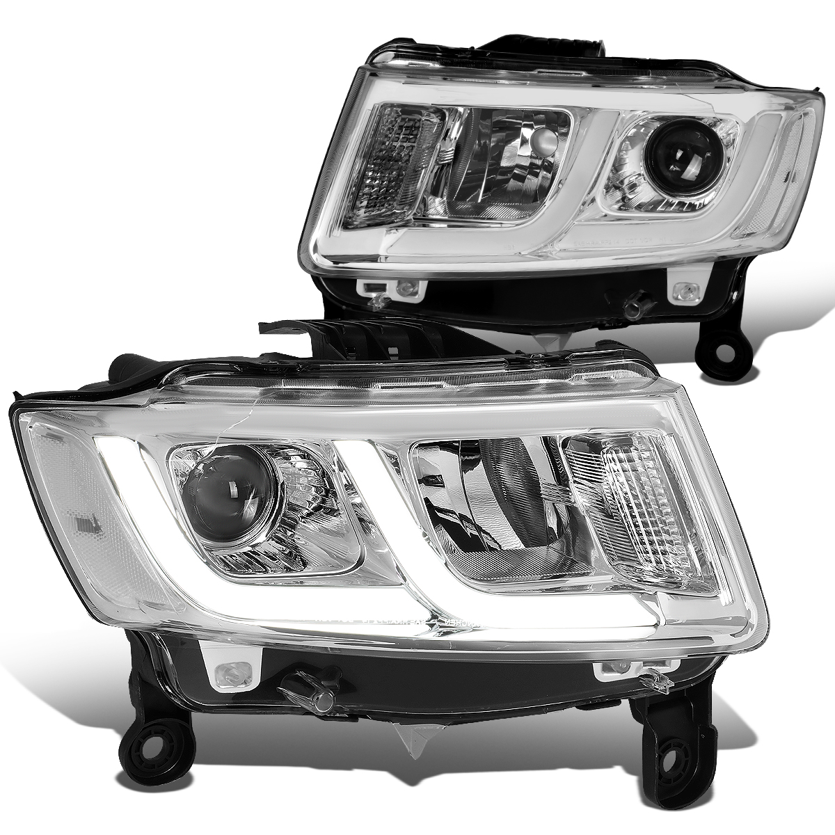 Cab Mkr Lamp, Yel, Hi Count Led Lamp, Sqr-Corner, Scalp Lens, Rtl Pk ...