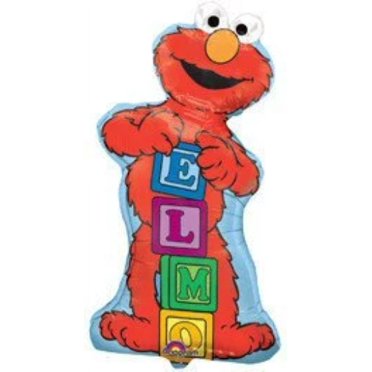 Elmo AirWalker 54" Foil Balloon, Red - Sesame Street Birthday Party ...
