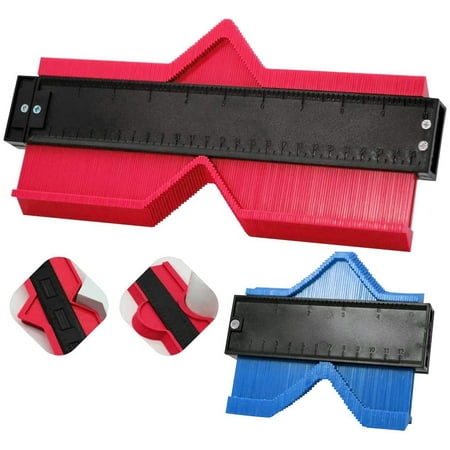Contour Gauge, 5 Inch with Lock &10 Inch Wide Plastic Profile Gauge ...