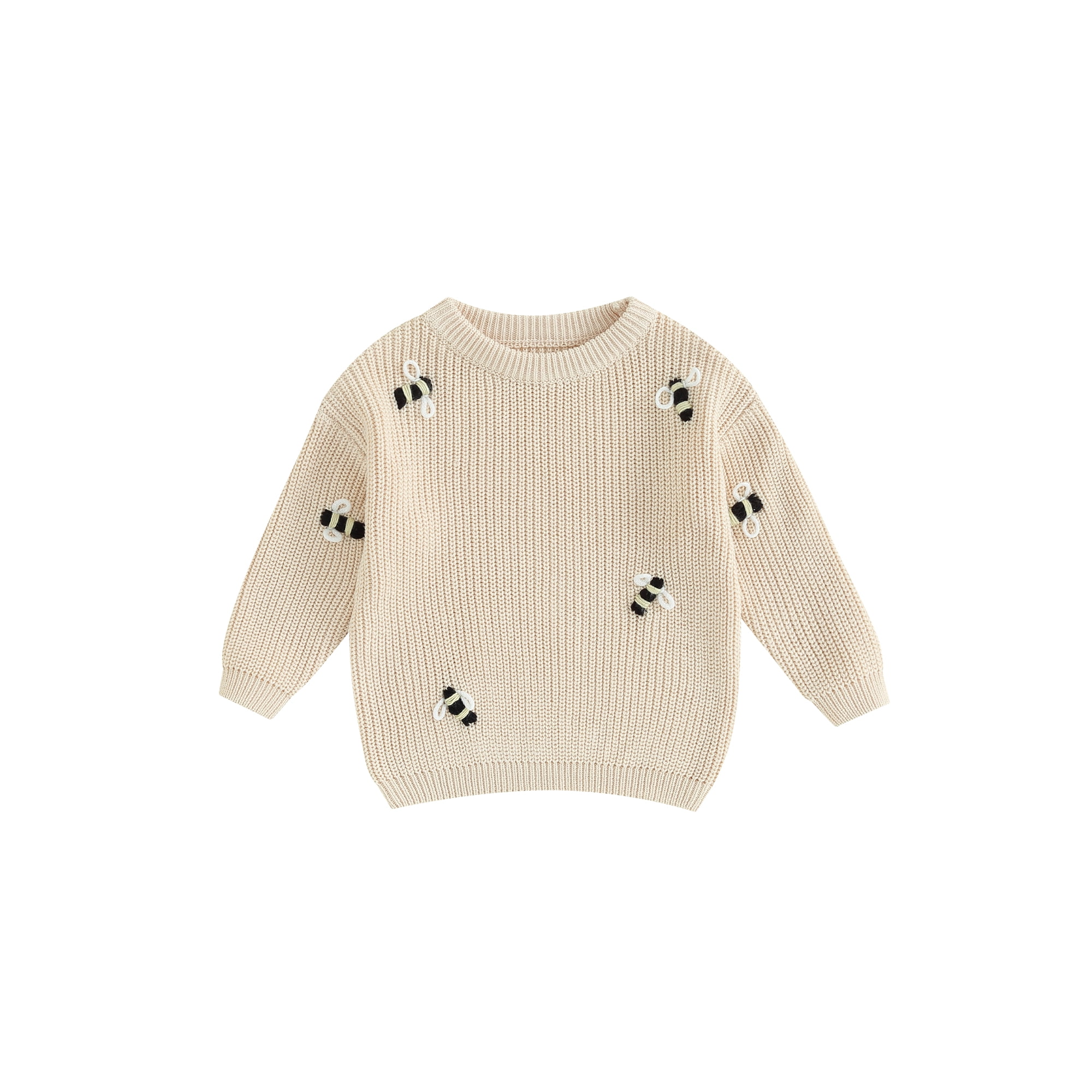 Click here for Fortune Baby Girl Sweater Long Sleeve Bee Pattern... prices