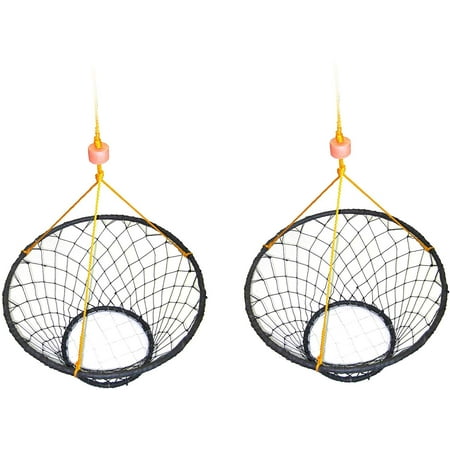 2-Pack of Crab Ring, Rubber wrapped steel ring crab trap (Size:ø30 ...