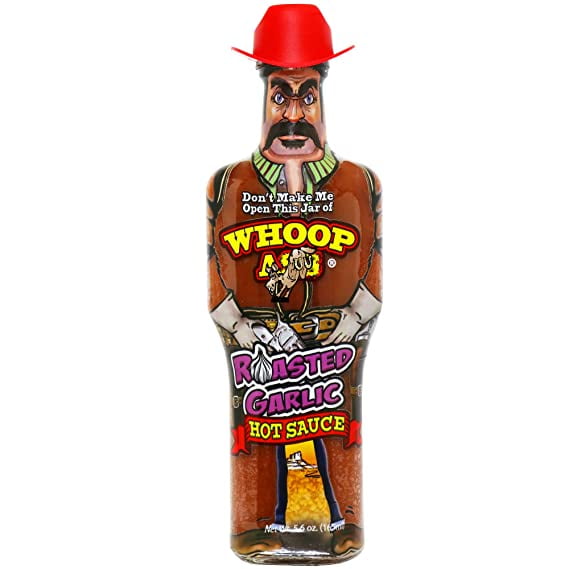 Whoop Ass Roasted Garlic Hot Sauce - 6 oz - Walmart.com
