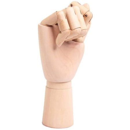Flexible Wooden Hand Model Moveable Wooden Artists Manikin Hand Figure ...