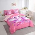 Aikeke Cartoon Unicorn Full Size Bedding Sets 7 Pieces, Cute Rainbow ...