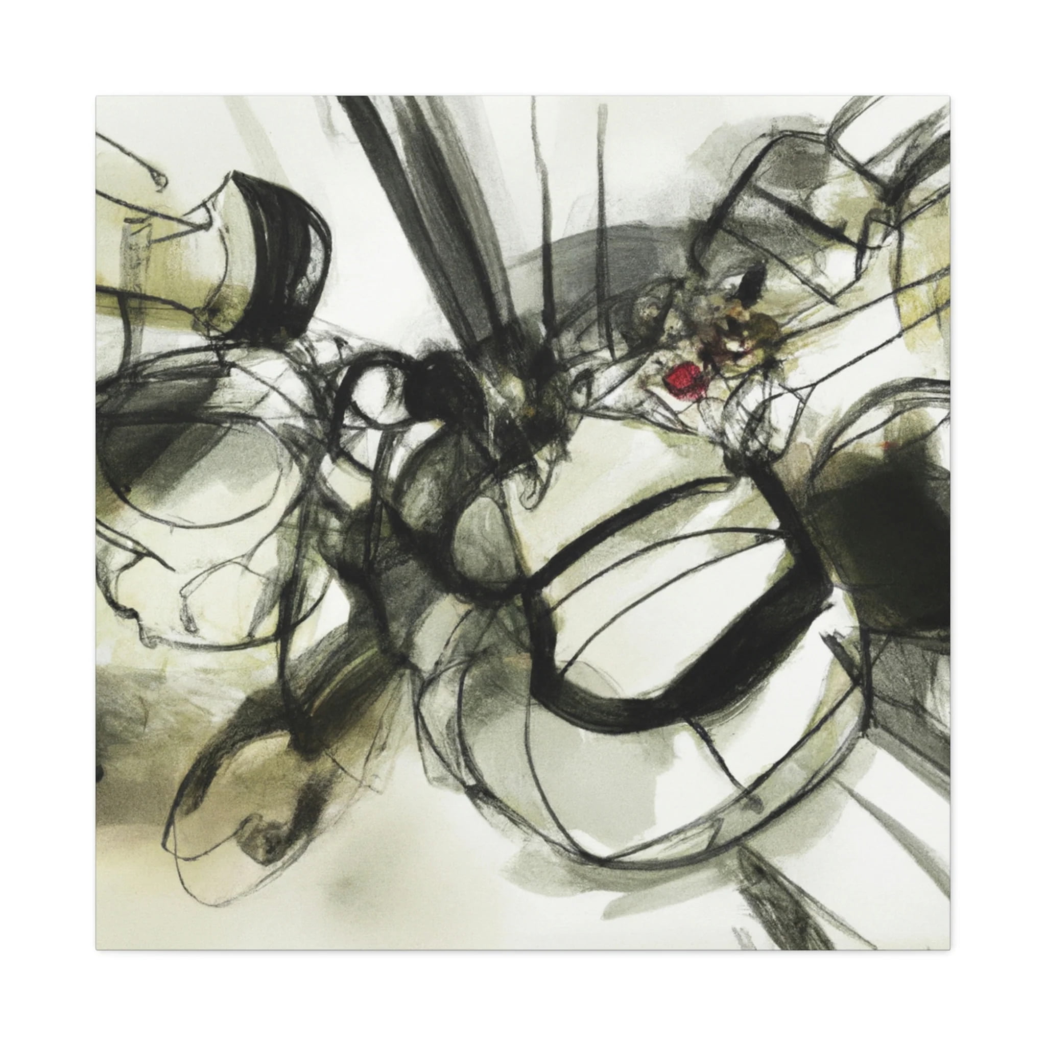 Grenades in Abstraction - Canvas - Walmart.com