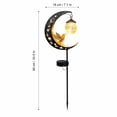 Hummingbird Moon Solar Garden Stake Light, Solar Powered Outdoor Lamp ...