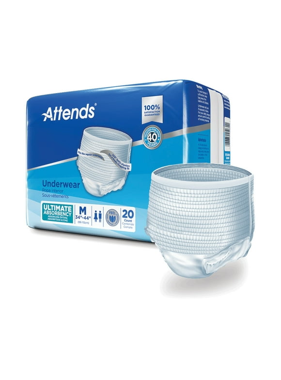 Attends Adult Diapers in Incontinence - Walmart.com