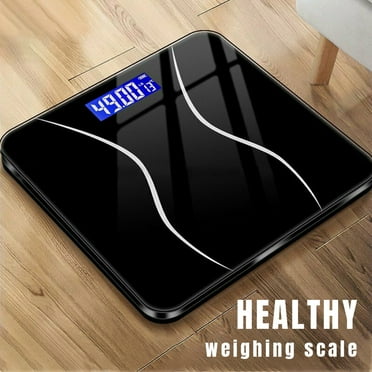 POCFGST Digital Body Weight Scale, 400lbs, Easy-Read LCD, Wide Platform ...