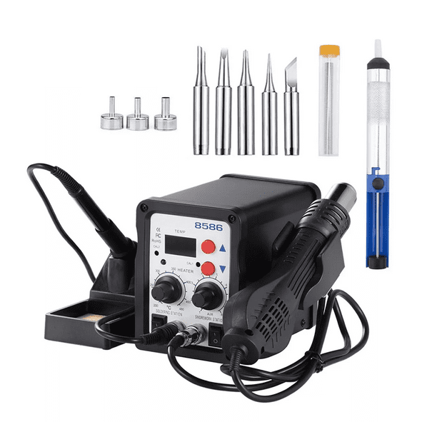 Estación De Soldadura 2 En 1 Pistola De Aire Y Cautín | Walmart en línea