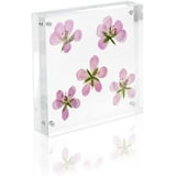 Isaac Jacobs Super Thick Acrylic Magnetic Block Frame, 4x4 inches ...