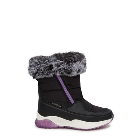 Elements Youth Girls' Waterproof Zip Winter Boot - Walmart.ca