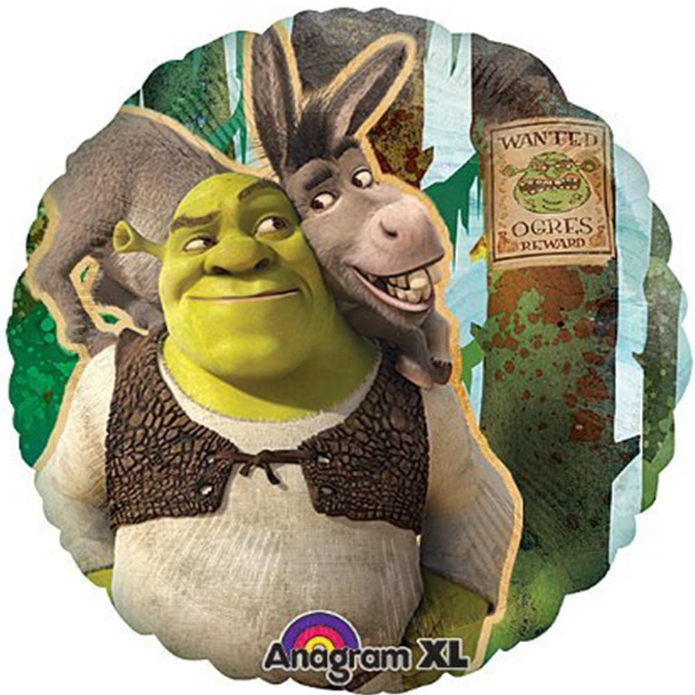 Shrek Character Authentic licensed Theme Foil / Mylar Balloons 18 ...