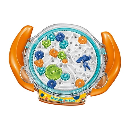 Gear Labyrinth Disk Children Maze Ball Activity Game Fine Motor 3D ...
