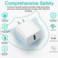 USB Charger , Wall Charger and a Charging Cable Compatible with iPhone ...