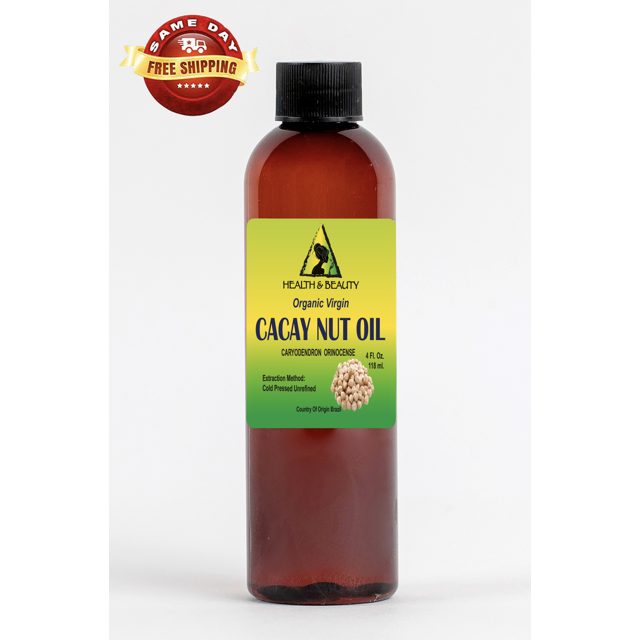 Cacay Nut / Kahai Oil Unrefined Virgin Organic Carrier Cold Pressed 100 ...
