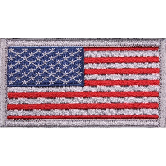 Red/White/Blue - US Flag Patch with Hook and Loop Closure - Walmart.com