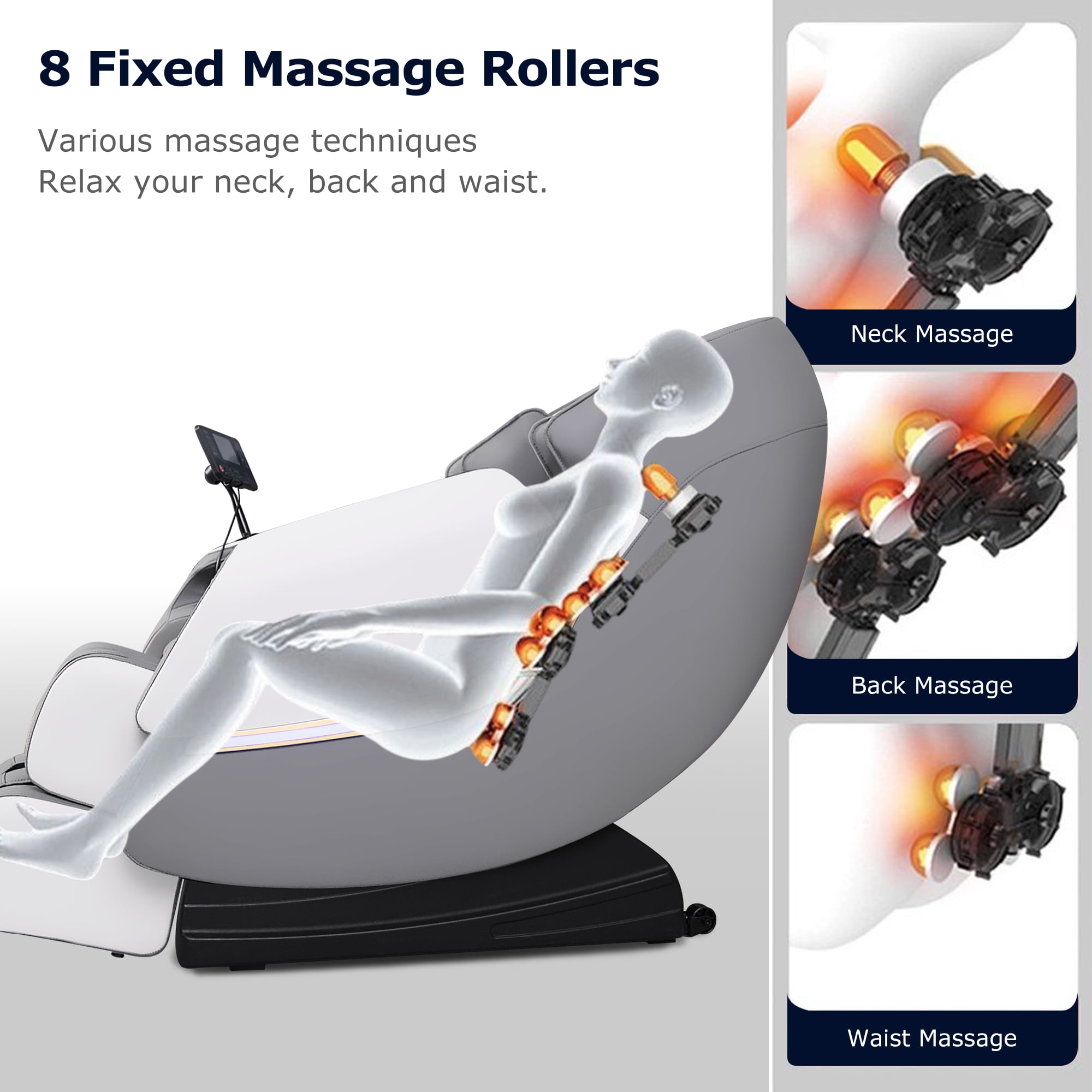 Buy Zmz Massage Chair Full Body Massage Zero Gravity Shiatsu Recliner