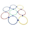 10PCS Kids Exercise Hoops Jumping Hopscotch Game Rings for Sensory ...