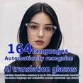AI Smart Glasses, 160-Language Real-Time Translation, HD Calls & Hi-Fi ...