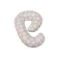 Snoogle Mini Chic Jersey - Side Sleeper Pregnancy Pillow, Belly Support ...