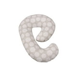 Snoogle Mini Chic Jersey - Side Sleeper Pregnancy Pillow, Belly Support ...
