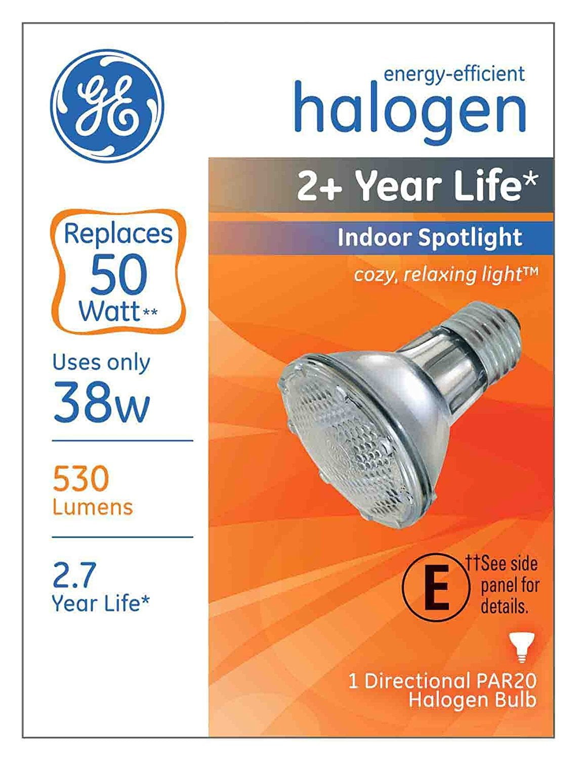 69149 38w Halogen Par 20 Indoor/Outdoor Spotlight 38par20hir+/Sp15 ...