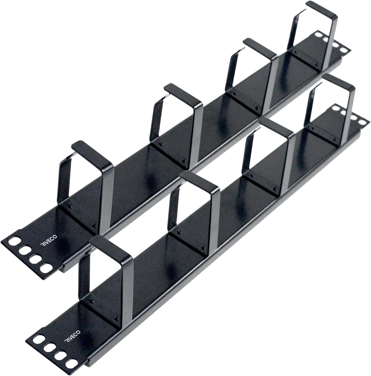 SHIQI-2PCS 1U Cable Management for Racks & Server Cabinets Managing ...