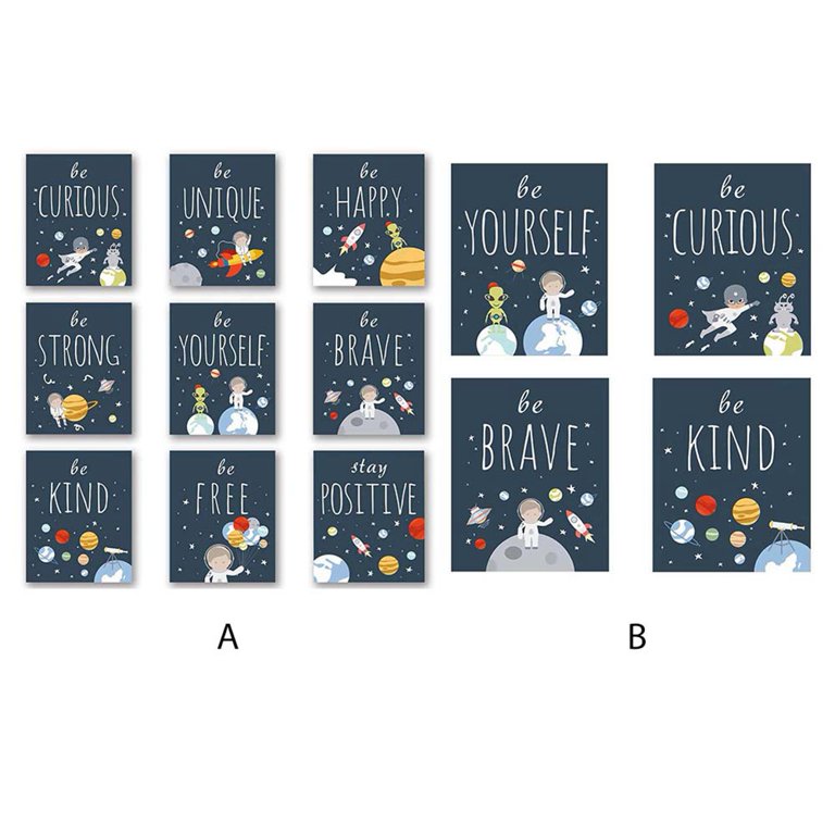 Space Posters Set Of 6 Science Space Themed Classroom Poster ...