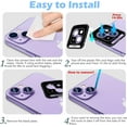 Compatible with iPhone 15 14 / iPhone 14 Plus Camera Lens Protector ...