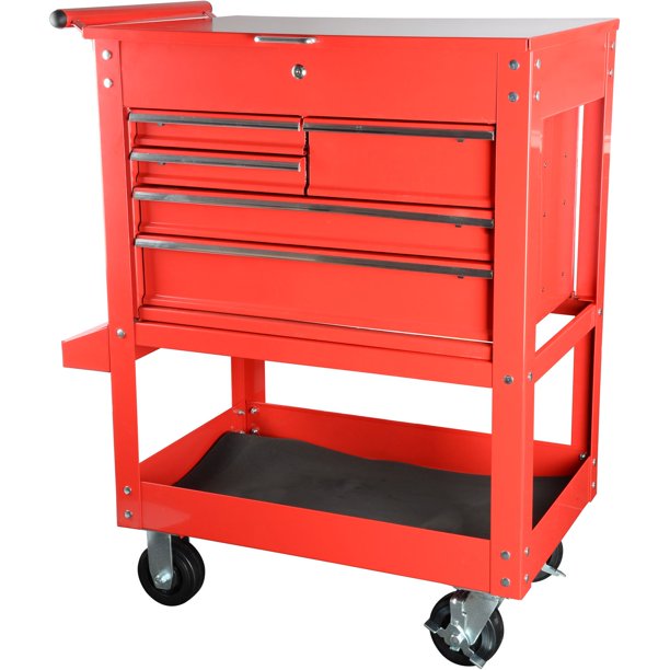 JEGS 81411 5-Drawer Tool Box Cart - Walmart.com - Walmart.com
