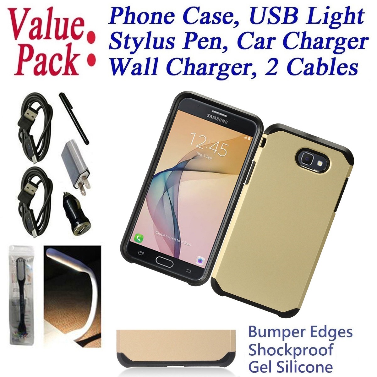 ~Value Pack~ for 5.5" Samsung Galaxy J7 V J727V J7 PERX J727P Case ...